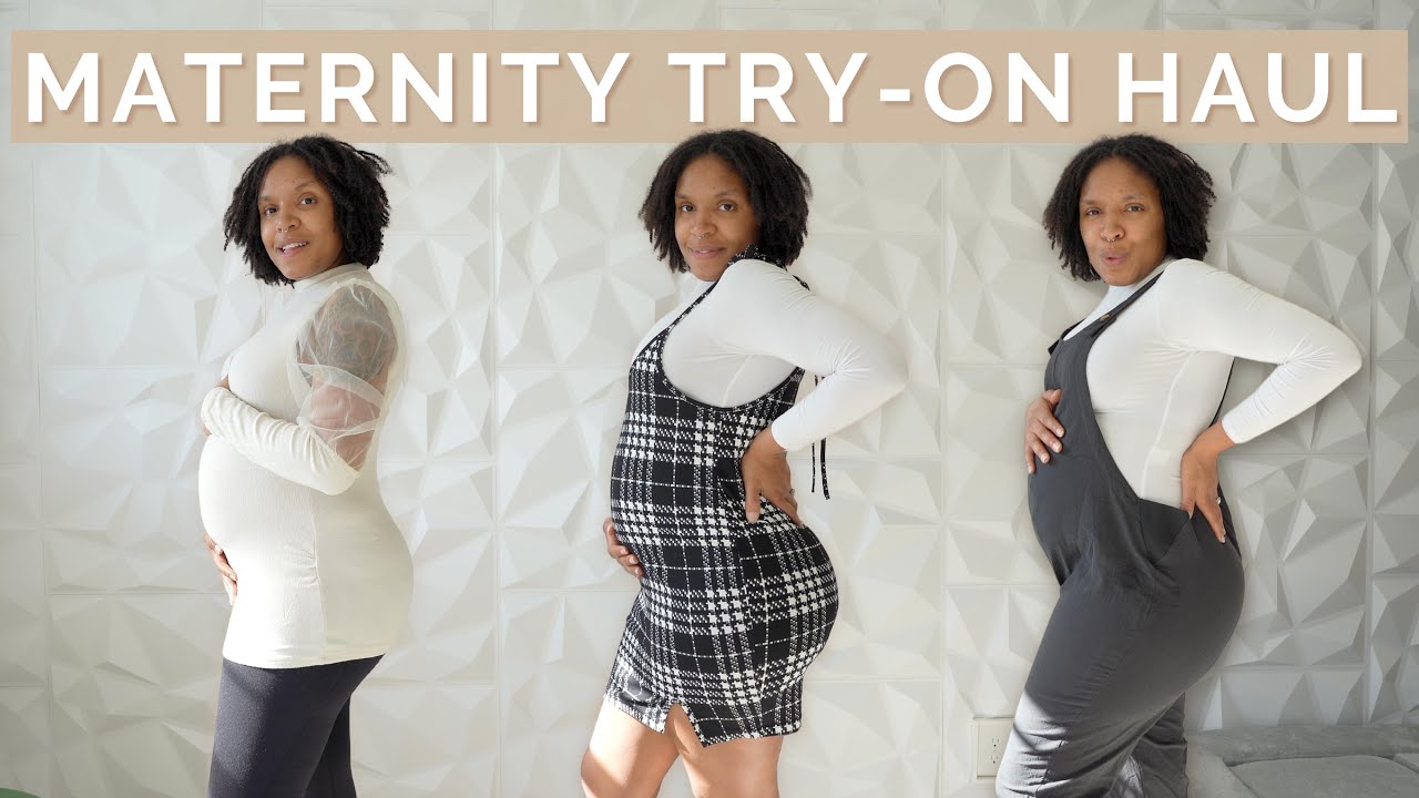 SHEIN MATERNITY TRY-ON HAUL || AFFORDABLE MATERNITY CLOTHES || THE ...