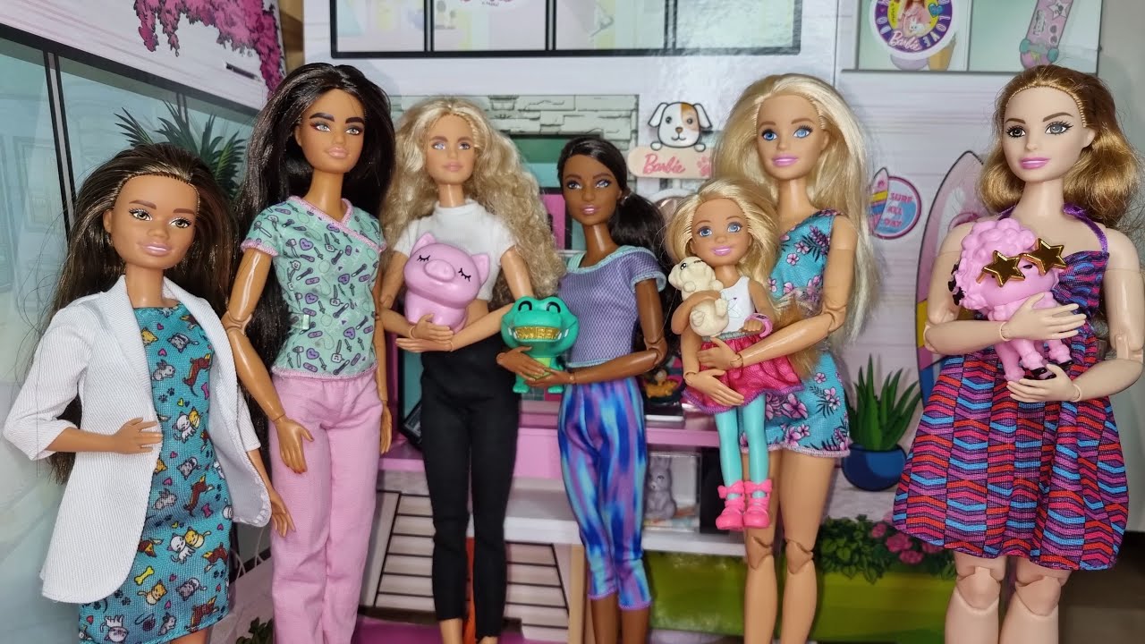 Barbie e la veterinaria - Barbie and the veterinary - YouTube