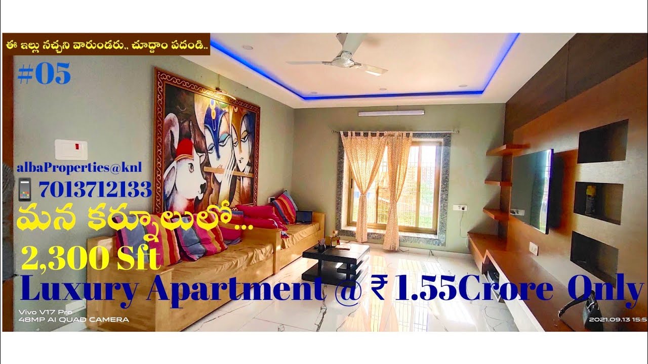 Luxury 2bhk Flat Apartment || With Furnished || Kurnool || North Face ...