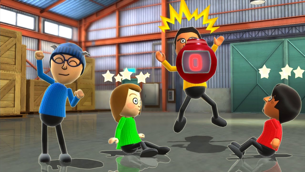 Wii Party U minigames - Captain America Vs Jianjun Vs Polly Vs Daisuke ...