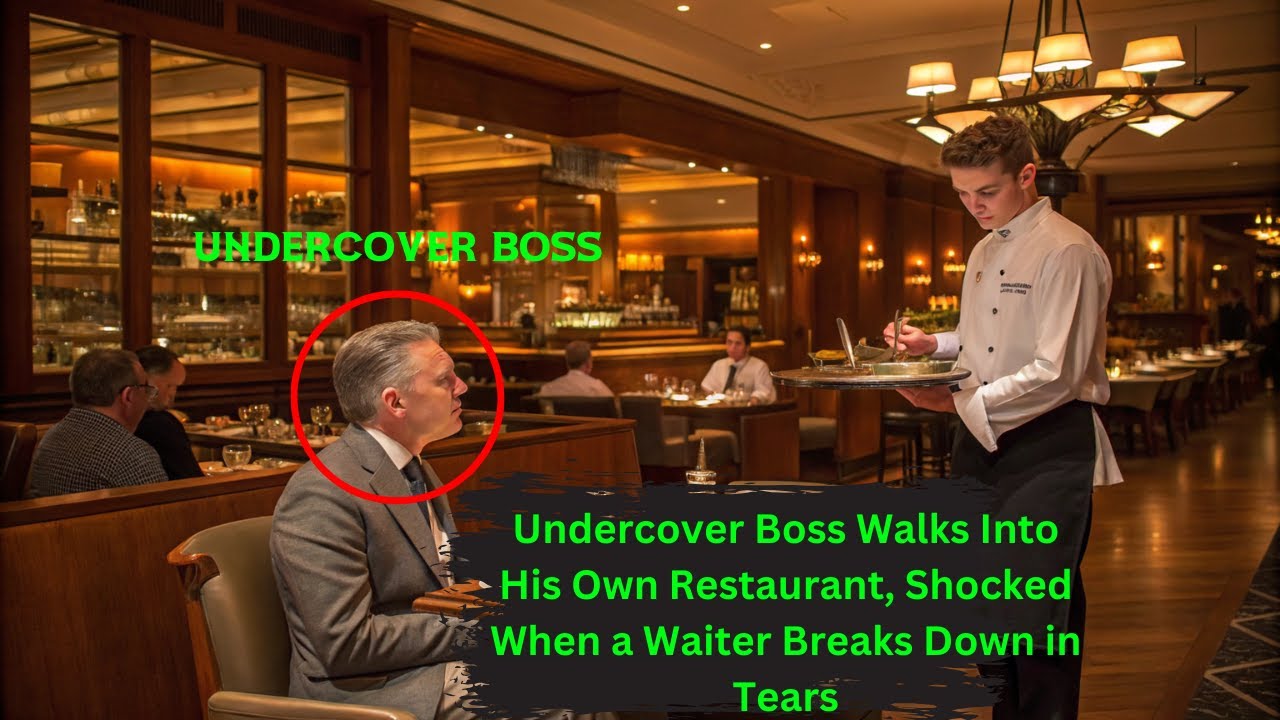 Undercover Boss Walks Into His Own Restaurant, Shocked When a Waiter ...