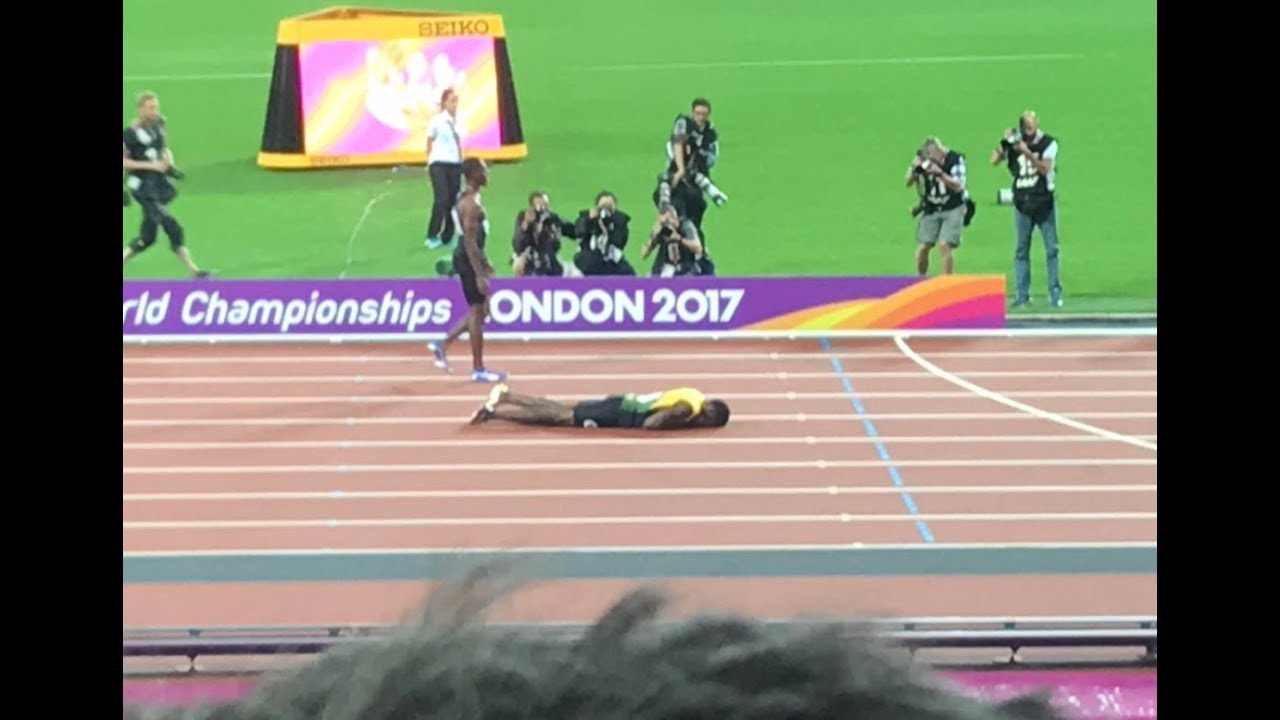 Usain Bolt injury in last Career Race | Men's 4x100m Relay Final London ...