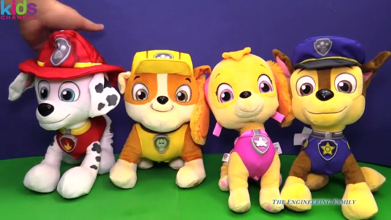 Kids Toys 2017 - PAW PATROL Nickelodeon Paw Patrol Talking Rubble a Paw ...