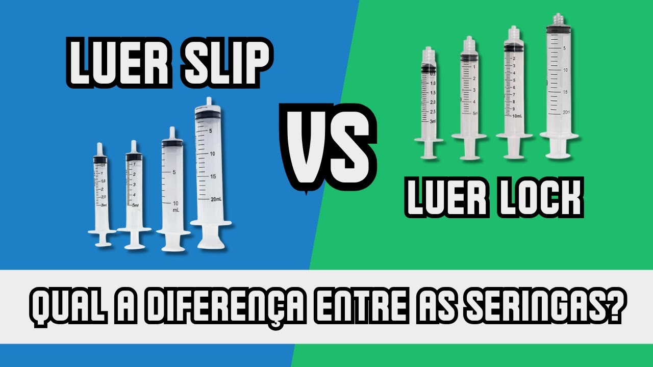 Qual a Diferença entre Seringa Luer Lock e Luer Slip - Guia Completo ...