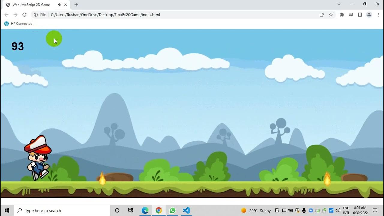 JavaScript 2D Game - YouTube