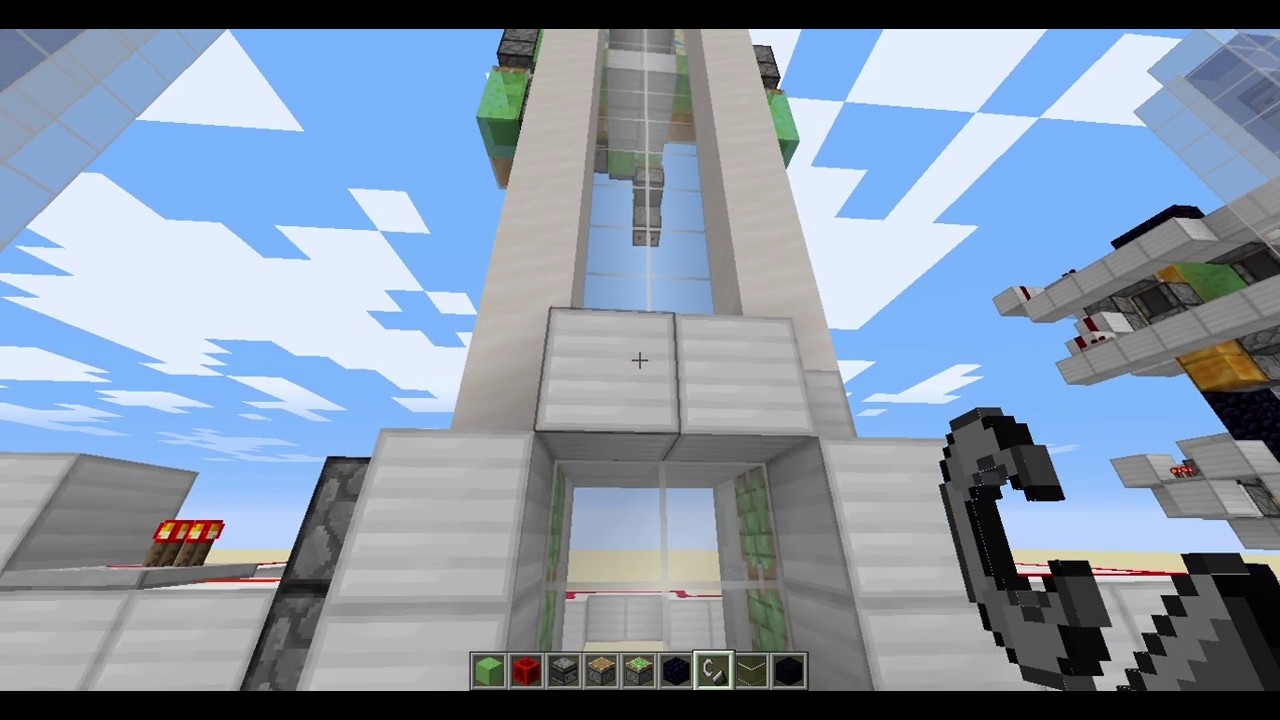 Showcase Realistic elevator ใน Minecraft Redstone - YouTube