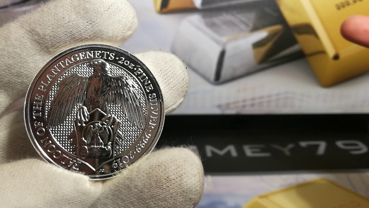 -2019 Queens Beast week cont. 2oz Silver 999,9 Falcon of the ...