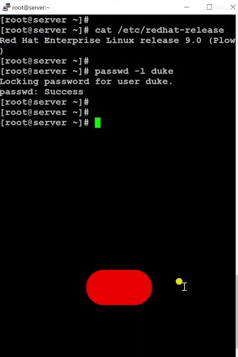 Lock Password of a User in Linux | RHEL/CentOS/Ubuntu #linux #linuxcommands #shorts # ...
