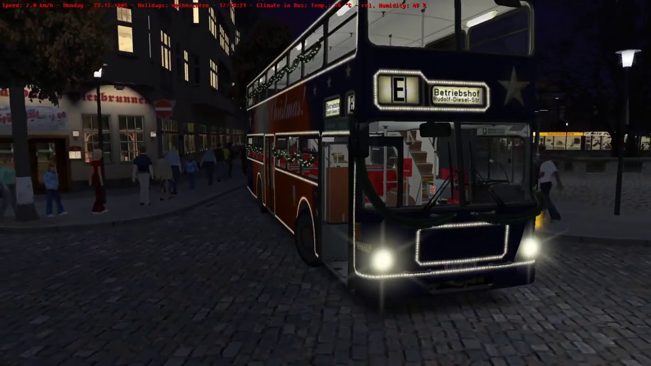 Omsi 2 - Merry Christmas - MAN SD200 Christmas Edition - YouTube