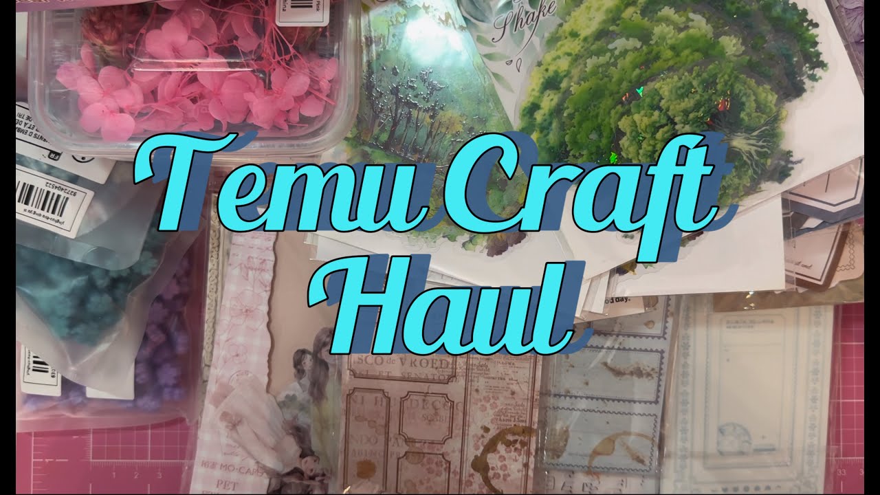 Temu Craft Haul - YouTube