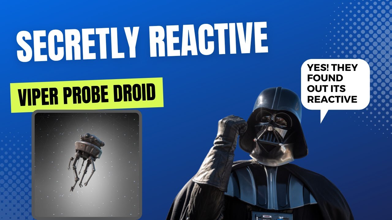 The Viper Probe Droid Back Bling is Secretly Reactive - YouTube