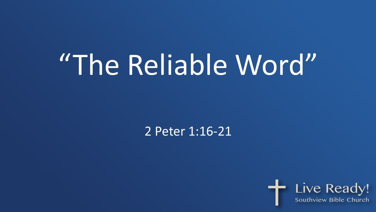 2 Peter 1 16 21 YouTube