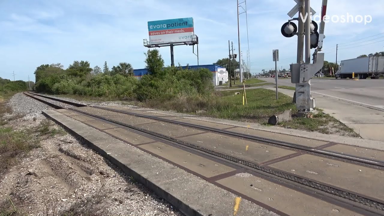 New spot in Largo, Florida. CSX 2063 leads local train on Clearwater ...