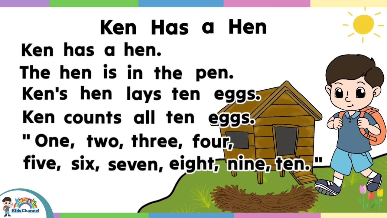 Story Reading Practice | Reading Lesson for Nursery and Kindergarten ...