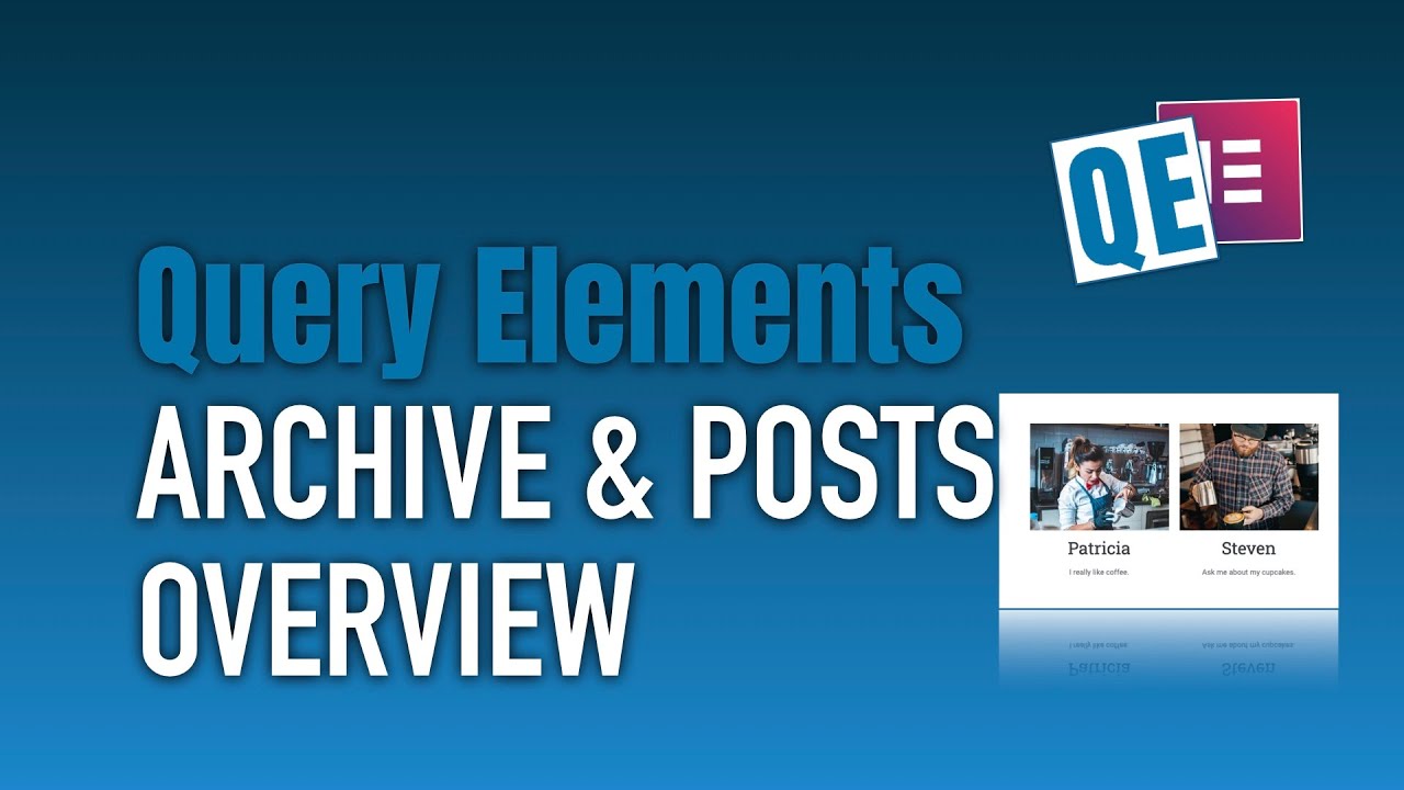 Archive & posts widget overview - Query Elements - YouTube