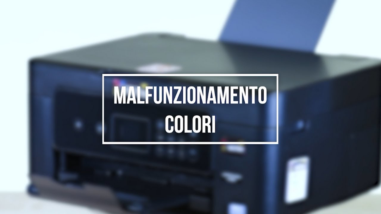 Decojet A4 Elite by Modecor - Malfunzionamento dei colori - YouTube