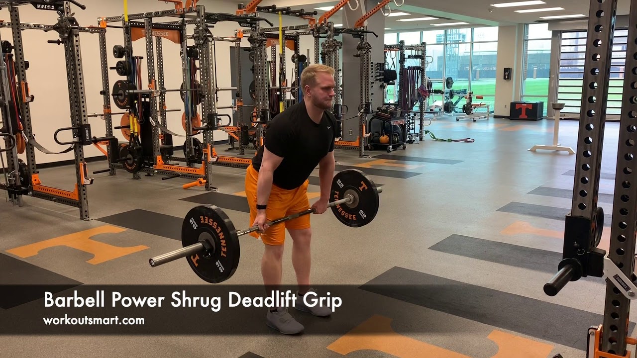 WorkoutSmart.com - Barbell Power Shrug Deadlift - YouTube