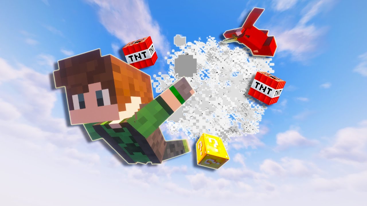 Getting destroyed by Lucky Blocks in Minecraft - One Block Challenge ...