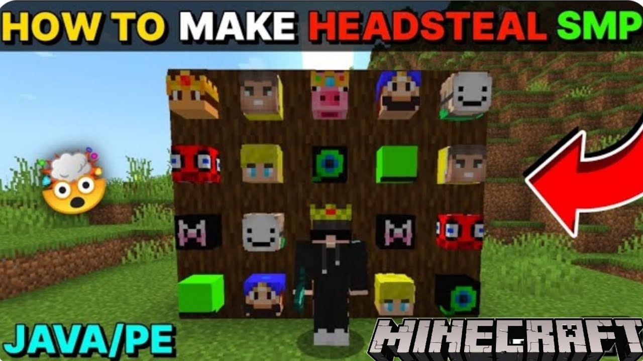how to make headsteal smp #minecraft #smp #headstealsmp - YouTube