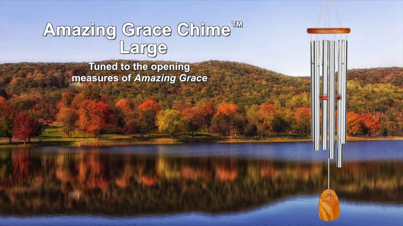 Amazing Grace Chime Large by Woodstock Chimes hd - YouTube