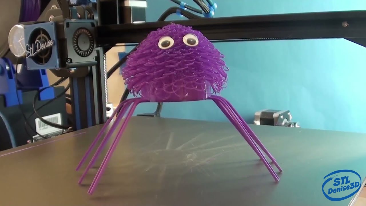 3D Printed Halloween JUMPING Spider - YouTube