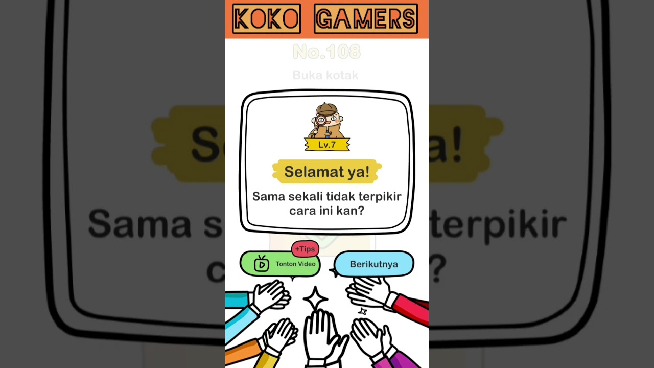 Brain Out 108 buka kotak - YouTube