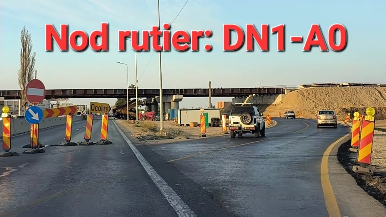 Lucrari nod rutier DN1 - Autostrada A0 Nord Lot 2 | Octombrie 2023 ...