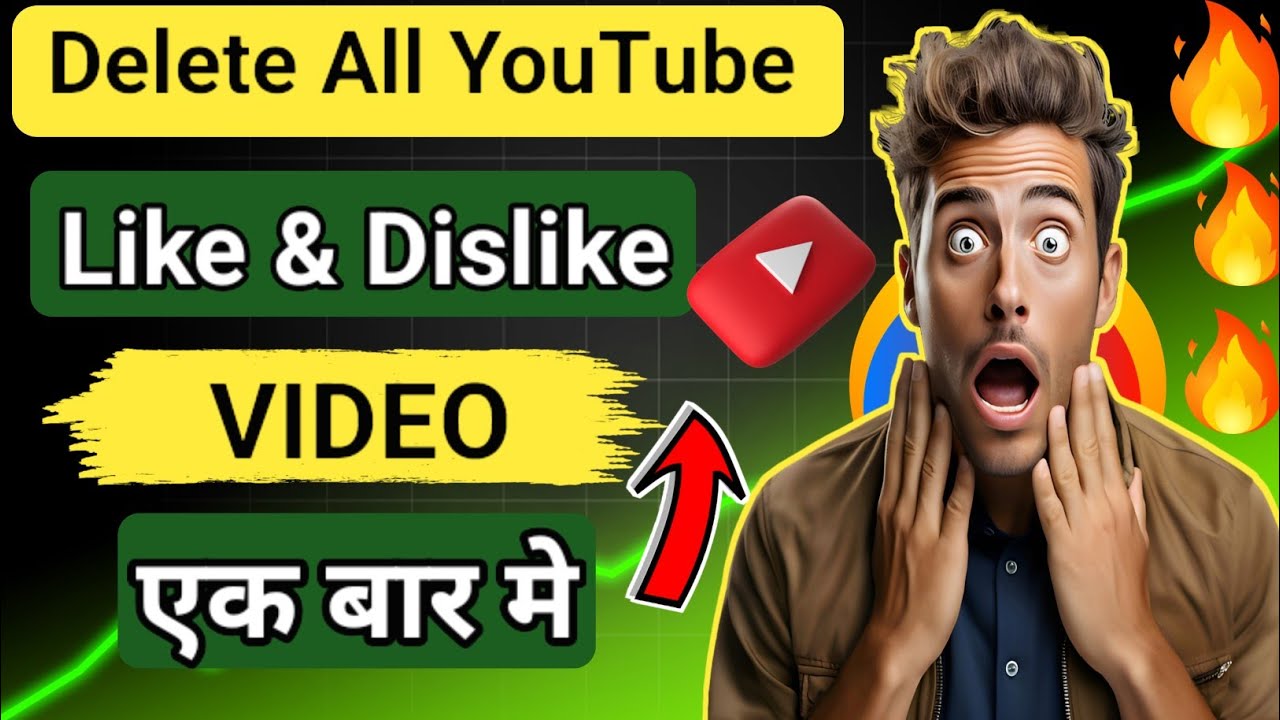 how to delete like and Dislike video | like video delete kaise kare ...