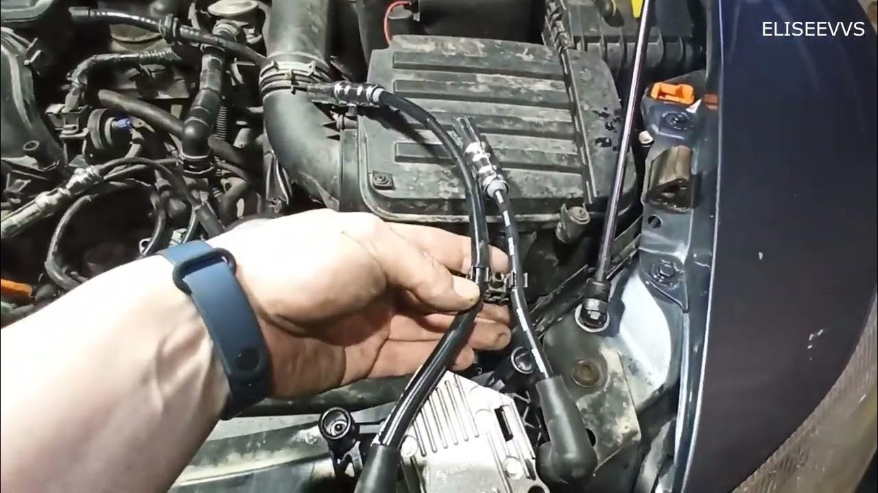 ШКОДА ОКТАВИЯ А5 замена катушки зажигания, высоковольтных проводов и ...