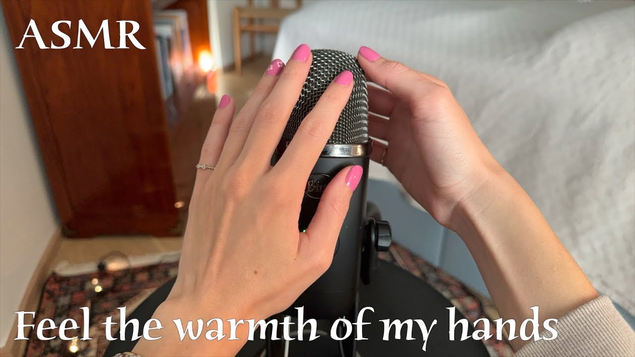 ASMR 🌙 Mic massage - Gentle mic scratching and tapping, hand sounds (no ...