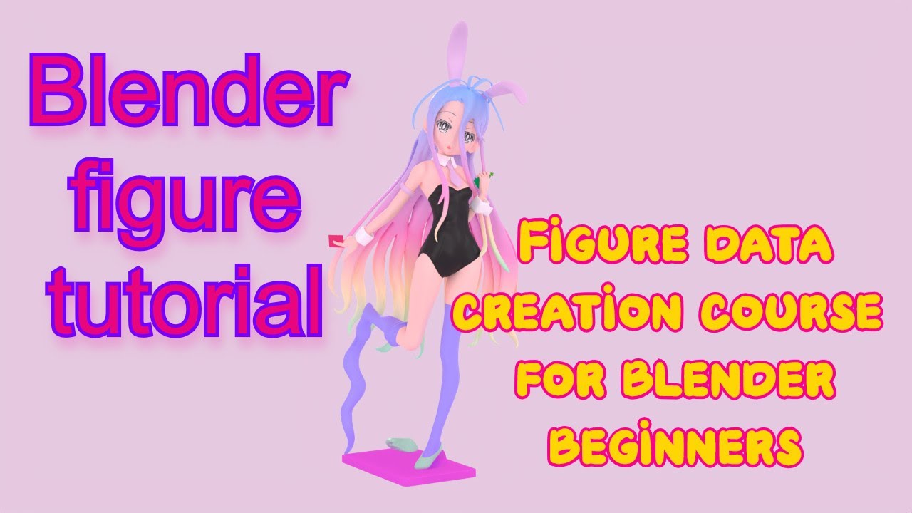 Blender figure tutorial：Figure data creation course for blender ...