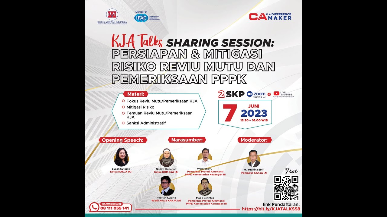 KJA Talks - Persiapan & Mitigasi Risiko Reviu Mutu dan Pemeriksaan PPPK ...