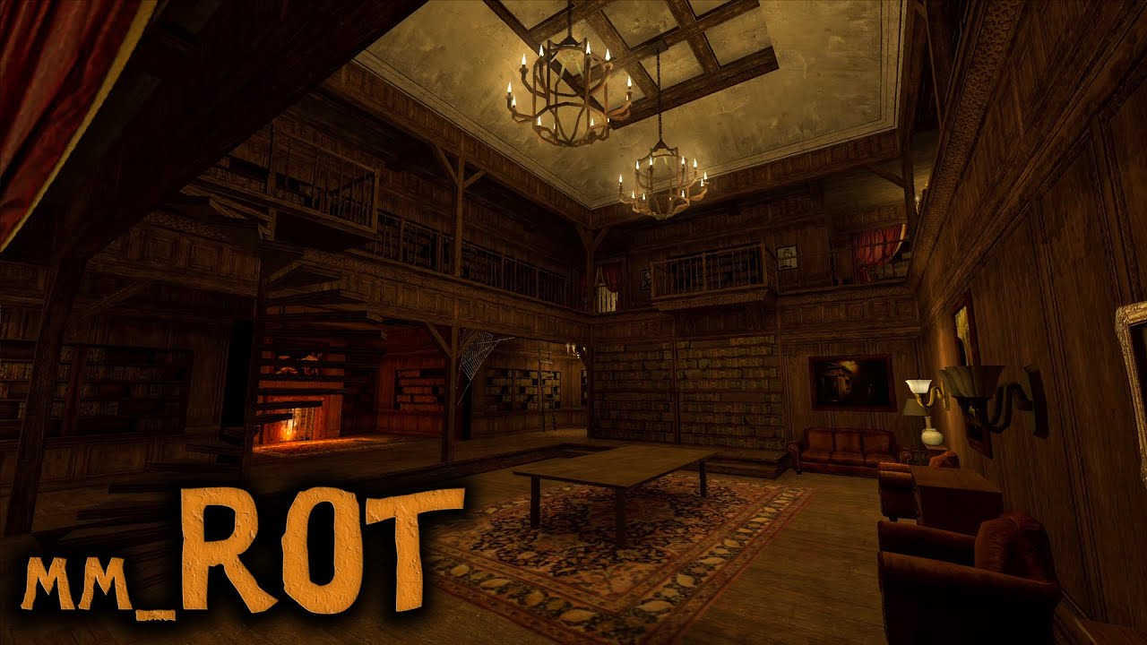 GMOD VR: Exploring mm_Rot (Classic Haunted Mansion!) - YouTube