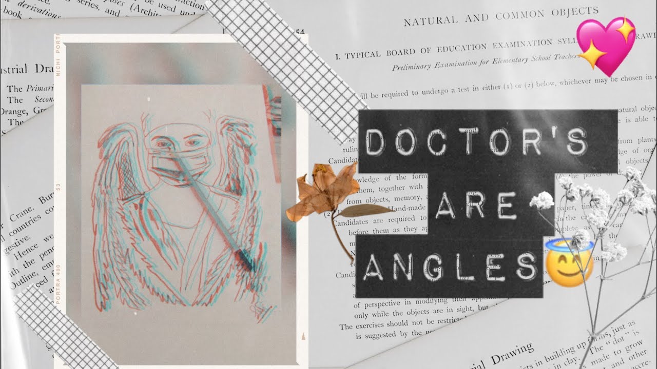 I draw a picture that announces that doctors are angels 😇😇 /ѕнιla'ѕ arт ...