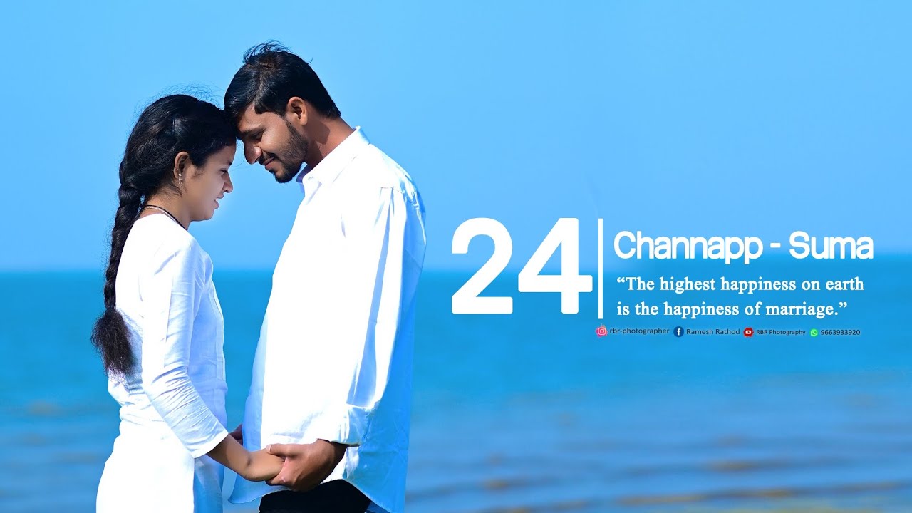 Nanage Neenu Pre wedding Kannda HD full Song Channappa & Suma - YouTube