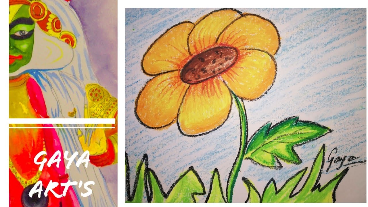 Basic oil pastel drawing part 3 - YouTube