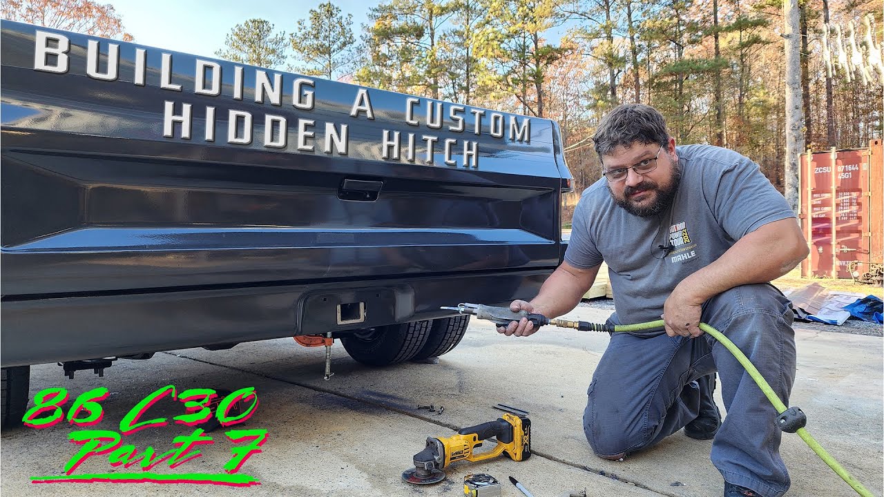 Building a Custom Hidden Hitch | 86 C30 Part 7 - YouTube