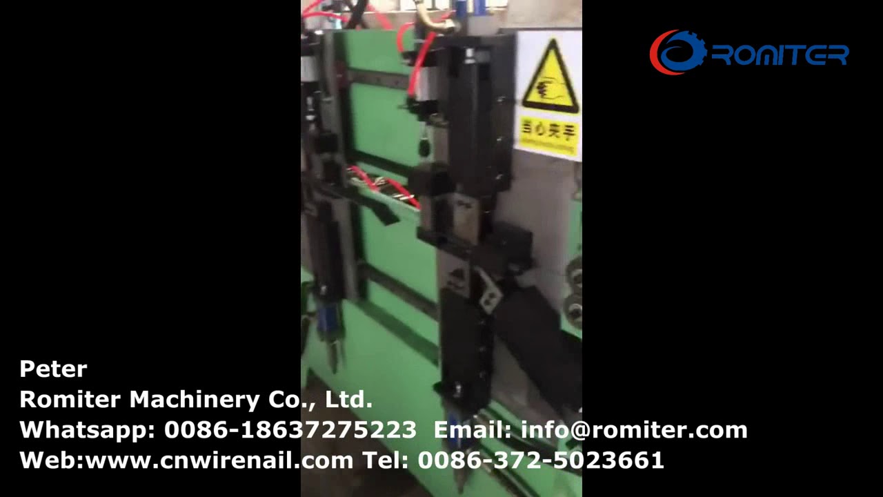 Full Automatic Steel Wire Double Head Eye Bolt Bending Making Machine ...