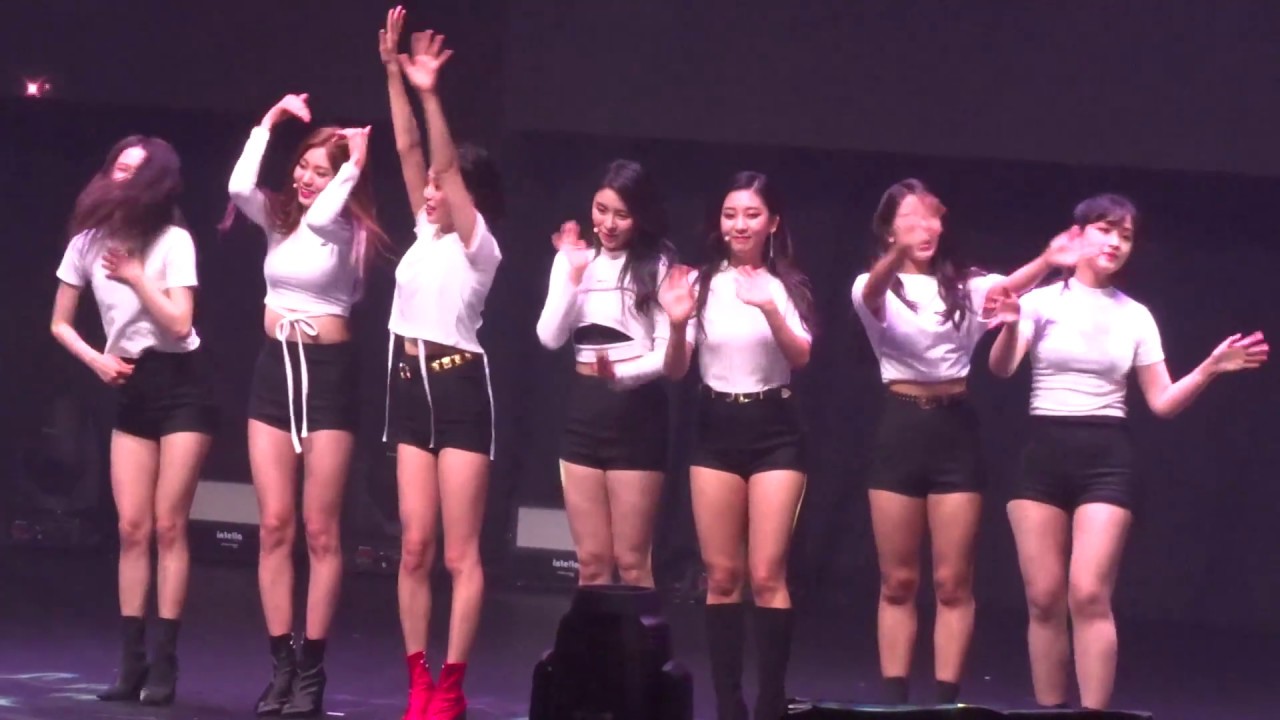 180720 CLC (씨엘씨) Live Show in Hong Kong (Ending & Encore) - Black Dress ...