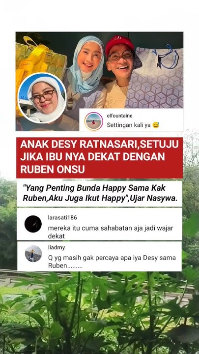 Anak Desy Ratnasari Setuju Ruben Onsu Dekat Dengan Ibunya #rubenonsu #desyratnasari - YouTube