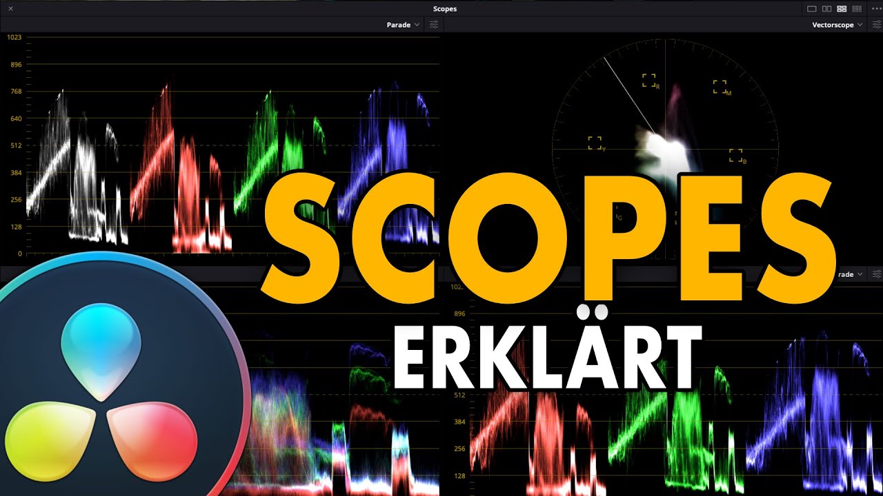 Arbeiten mit SCOPES | Richtig INTERPRETIEREN und VERSTEHEN | DaVinci ...