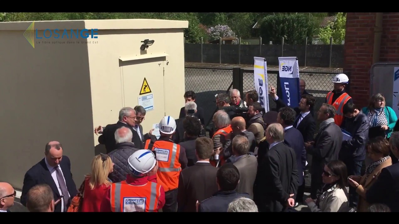Inauguration premier NRO du projet Losange - YouTube