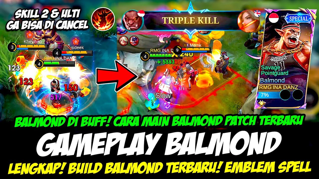 Gameplay Balmond Buff Cara Main Balmond Patch Terbaru And Build Balmond