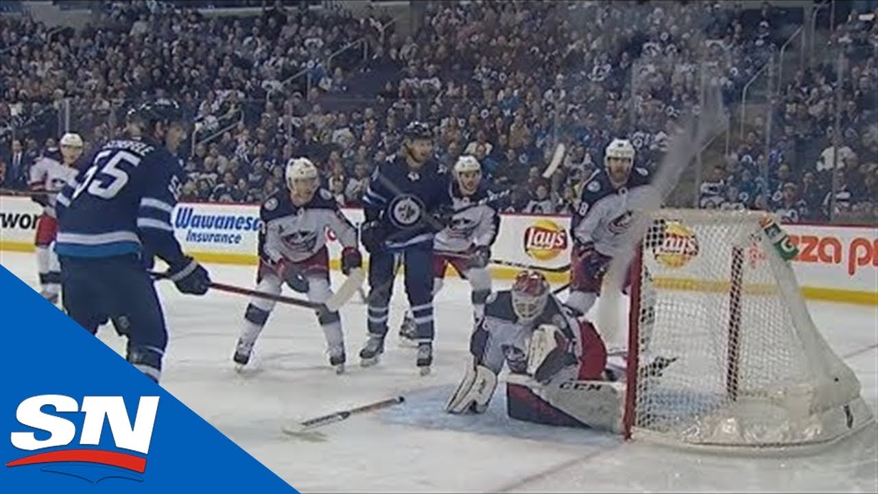 Sergei Bobrovsky Makes Outstanding Save Point Blank On Mark Scheifele ...