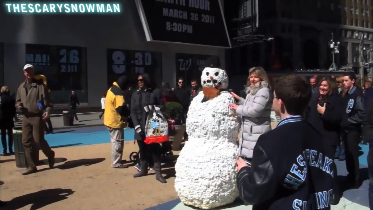 Scary Snowman Funny Prank Compilation 8 - YouTube