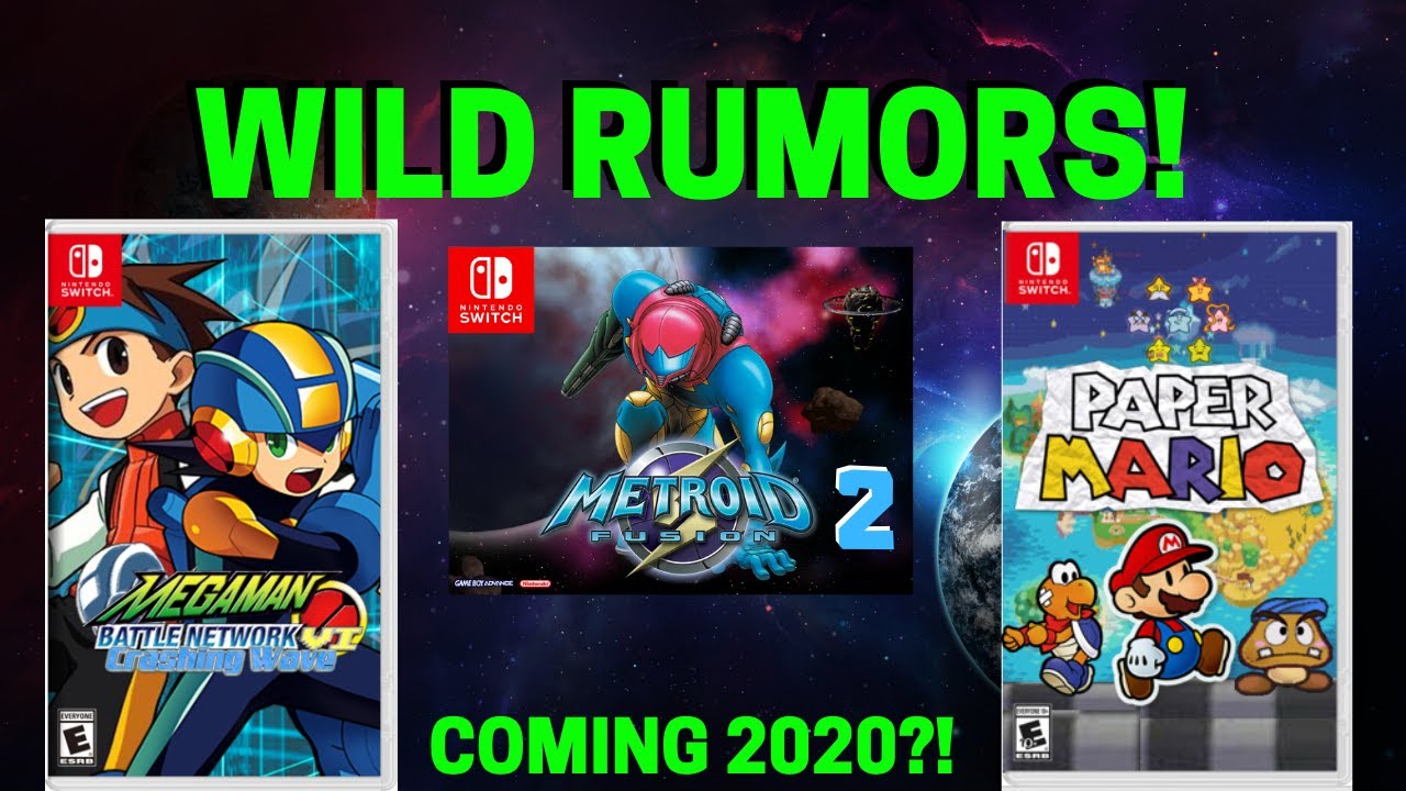 New Paper Mario, Metroid Fusion and Mega Man Battle Network Games ...