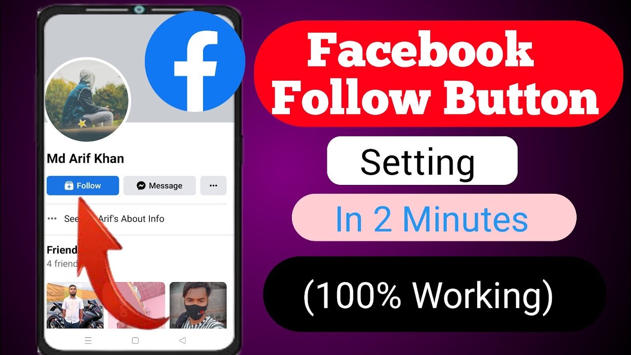How to add follow button on Facebook profile - YouTube