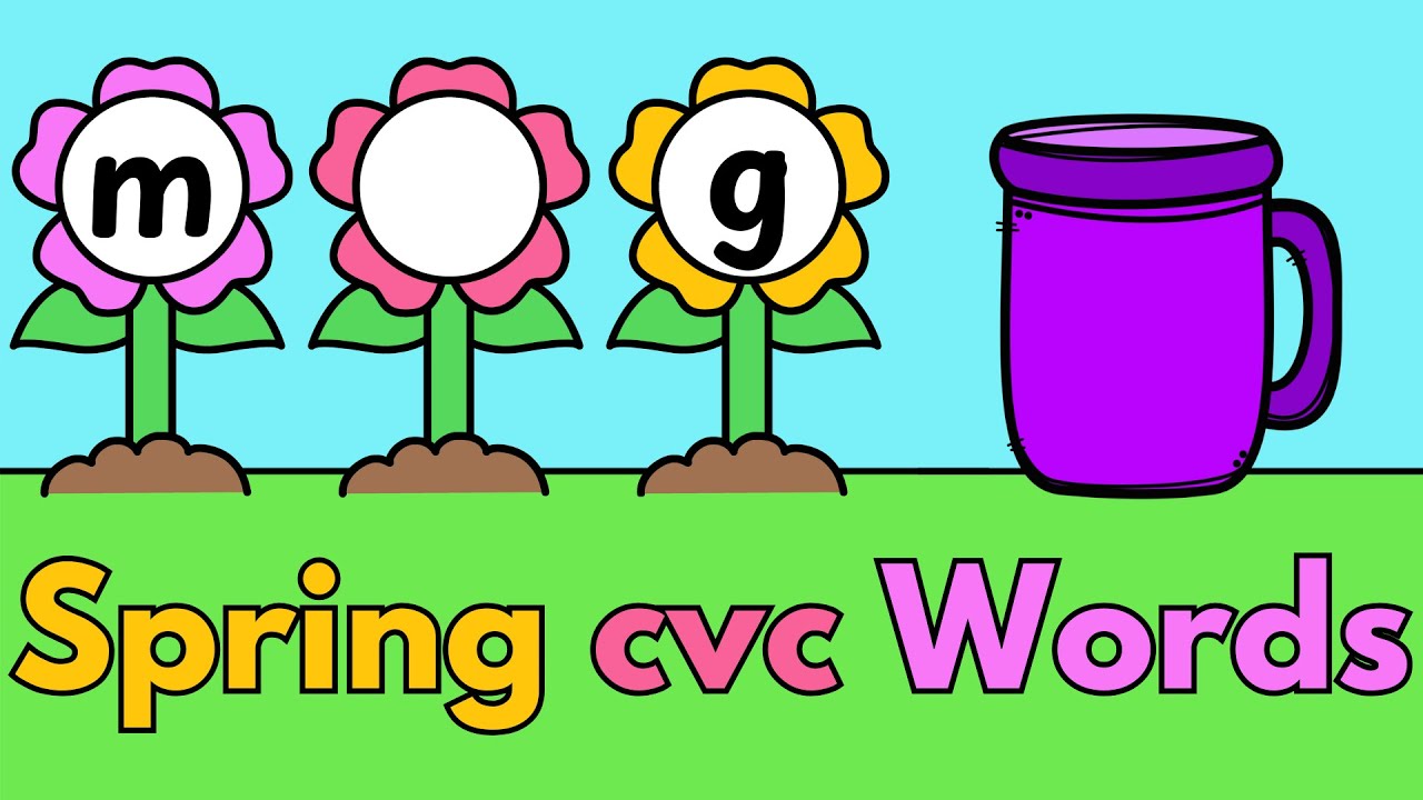 Spring cvc Words - YouTube