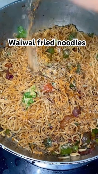 Waiwai fried noodles 🍜#noodles #recipe #food #cooking #spicy #waiwai #foodie - YouTube