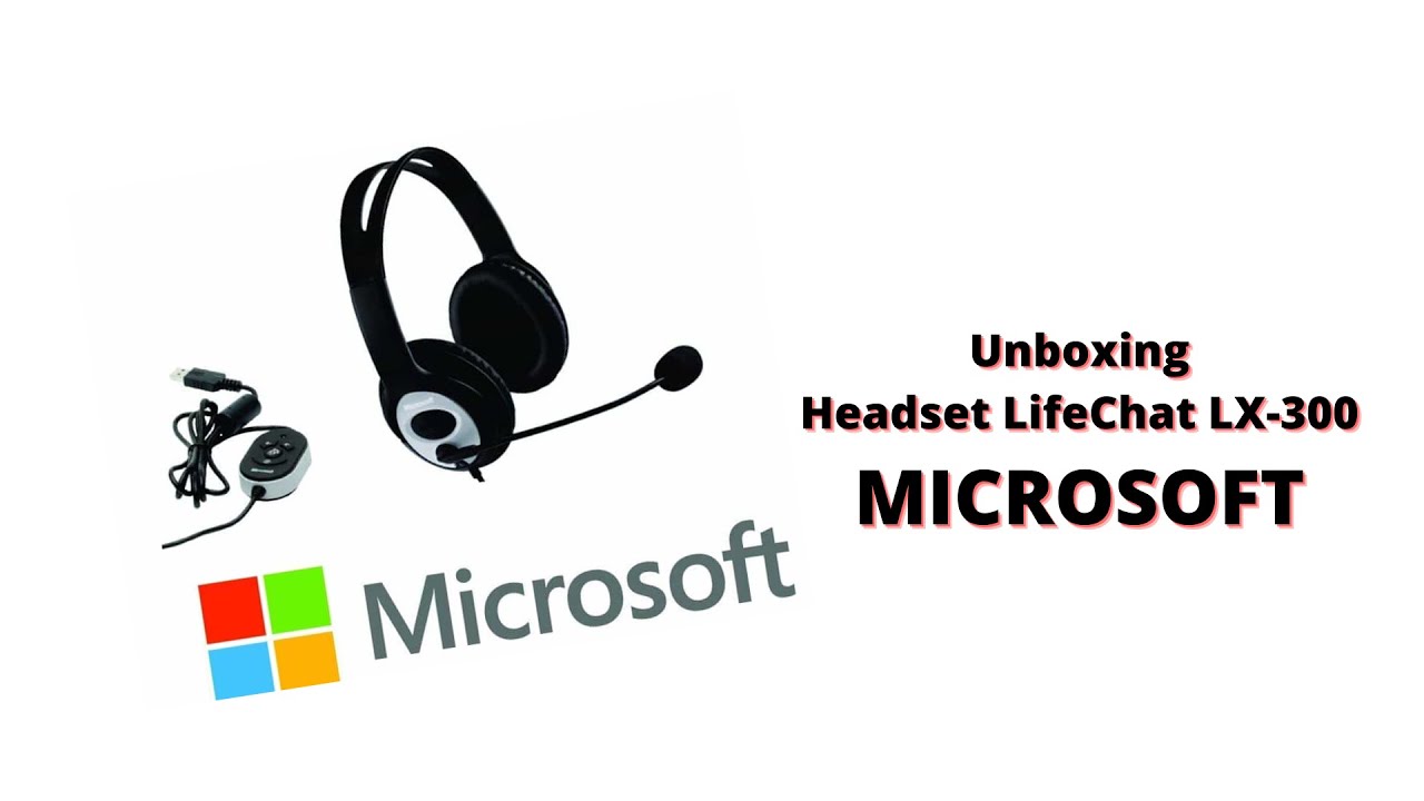 UNBOXING - Headset Microsoft LifeChat LX-3000 - YouTube